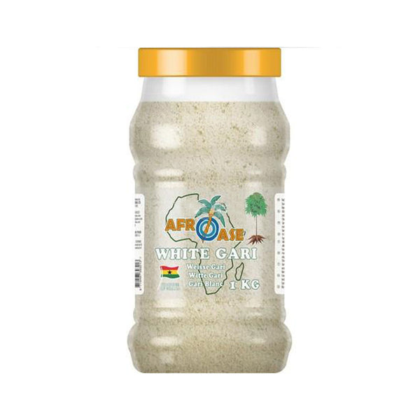 Gari White Jar 1kg - AFROASE – OBA African Store