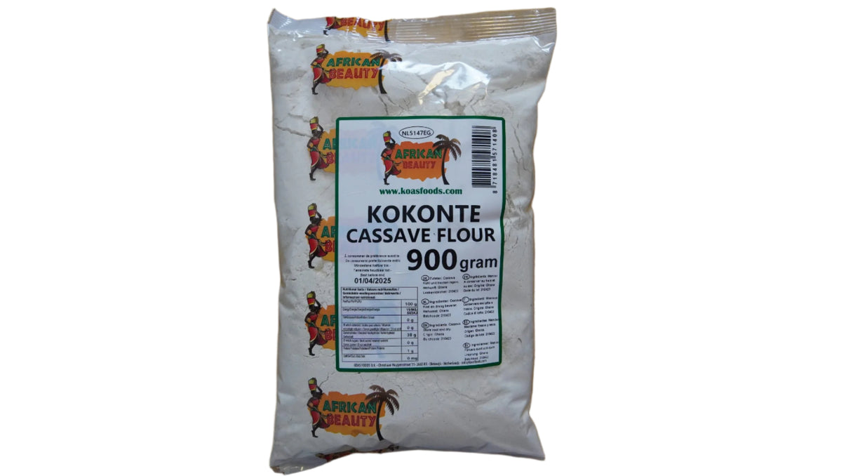 African Beauty Kokonte- Cassava Flour / African Beauty Kokonte-Maniokų ...