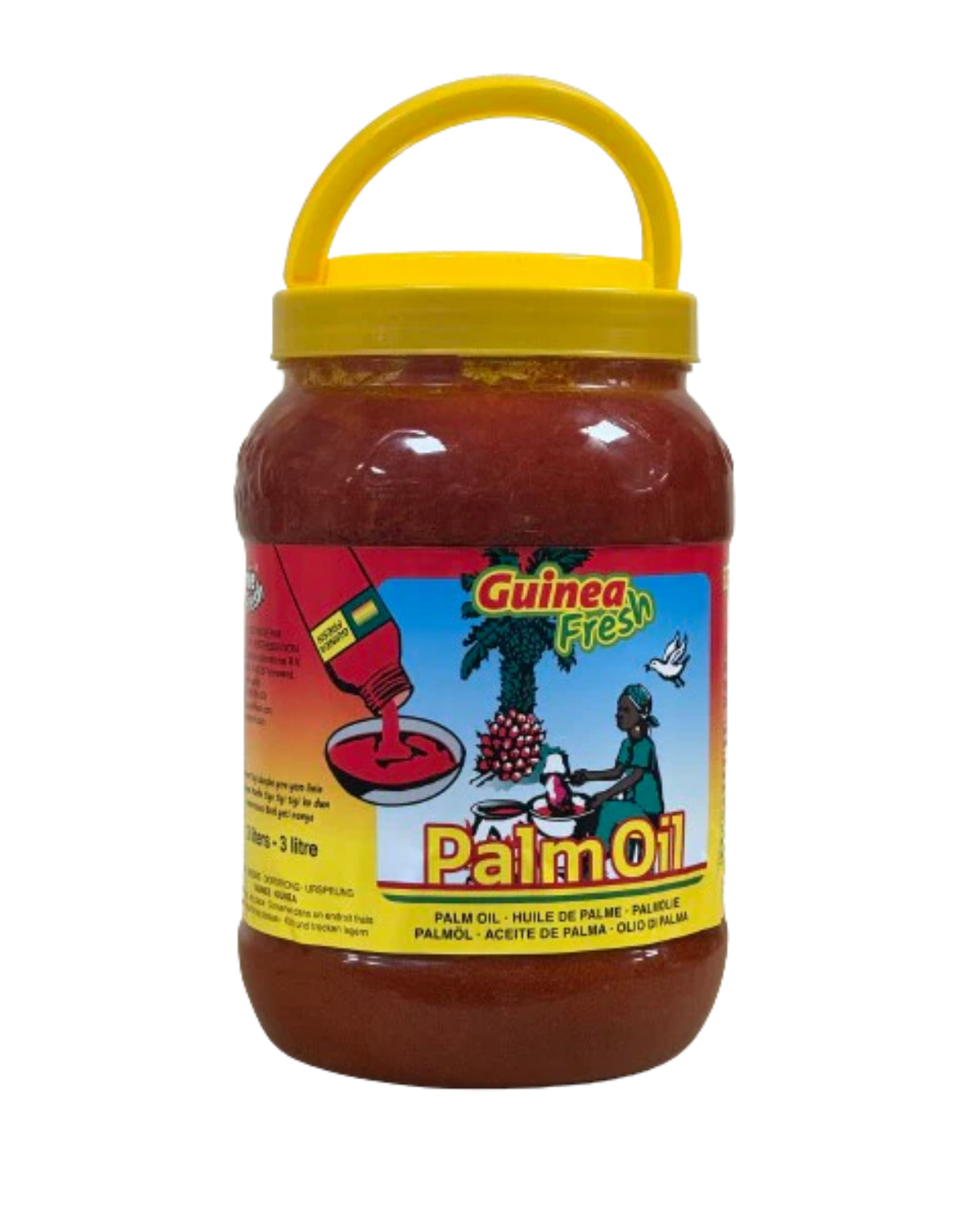 Guinea Fresh Palm oil 3 Liters – OBA African Store